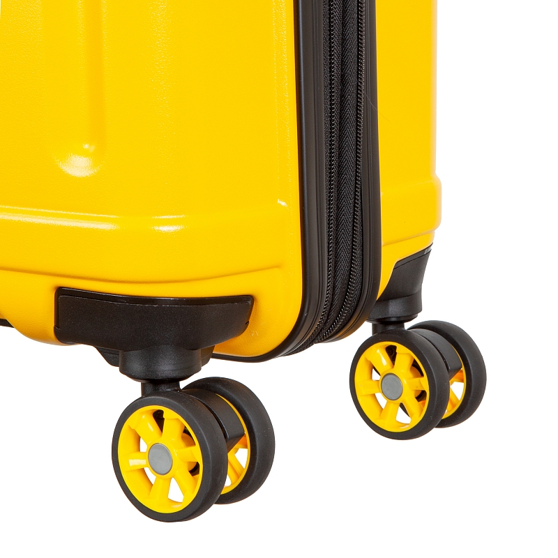 Чемодан-тележка Verage GM21029W25 yellow, 42.5x69.5 см, полипропилен ...