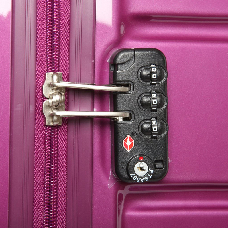 Чемодан-тележка Verage GM14042w 20 purple, 36x54 см, поликарбонат + ABS ...